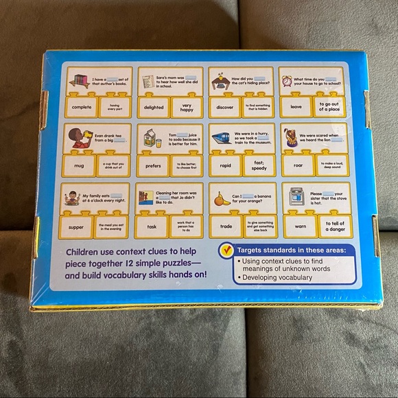 Toys | Lakeshore Vocabulary Match Ups Context Clues Cards Kids Learning ...